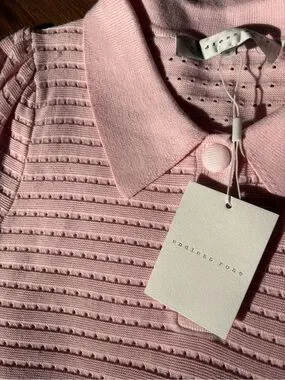 Endless Rose | Sweaters | Endless Rose Soft Pink Preppy Sweater Nwt S ...